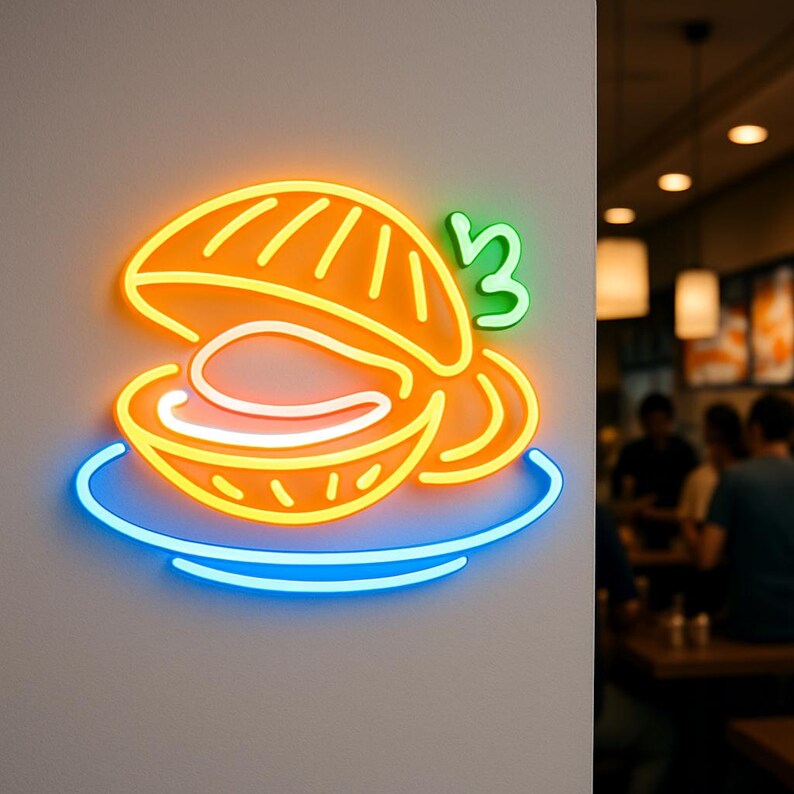 Seafood Restaurants Neon Sign. Cooking Light. Food Led Sign. Gift Idea ...