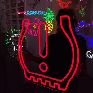 Car Tire Pressure Neon Sign: Light up Your Car Service. Car Warning ...