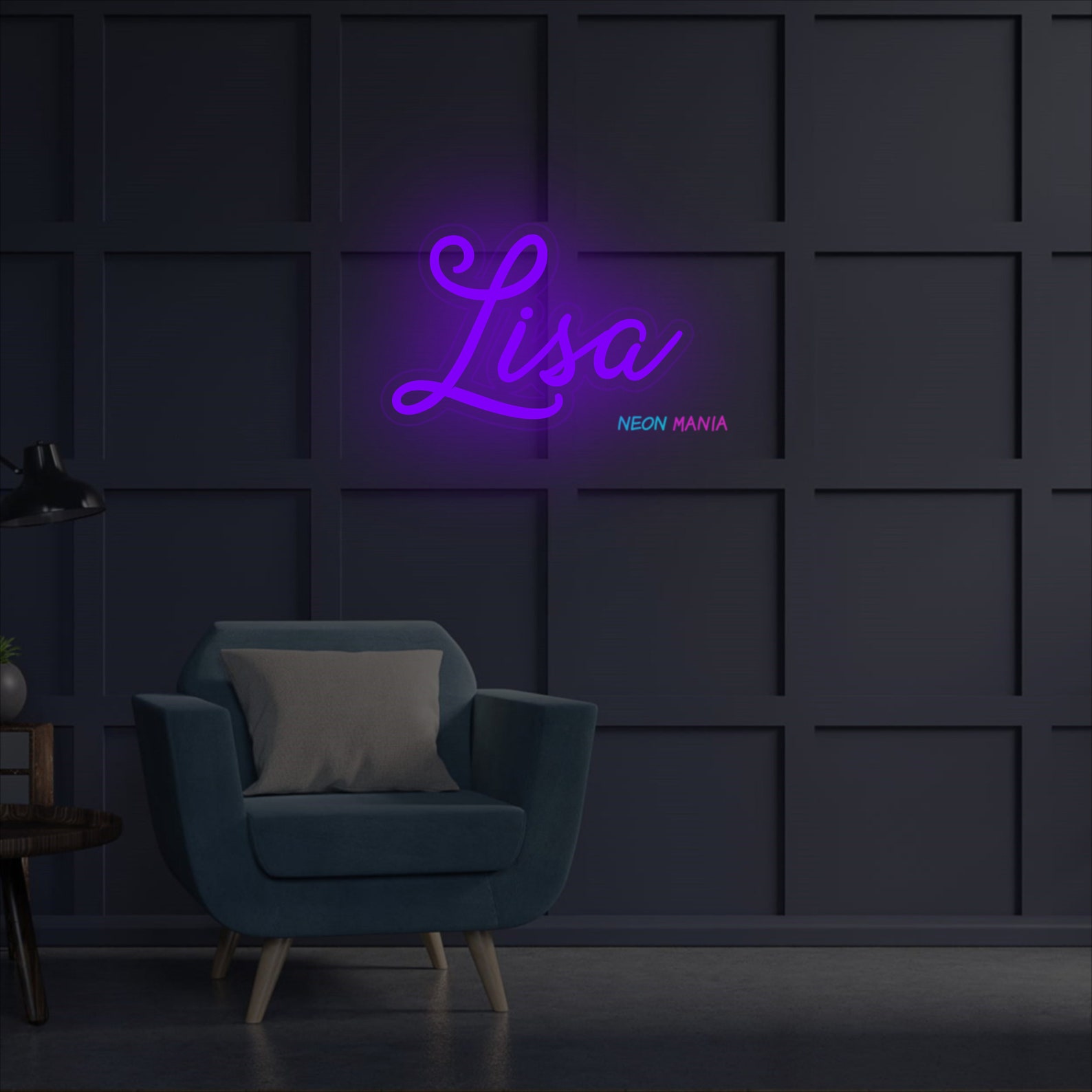 Lisa Name Neon Sign Lisa Led Neon Sign Custom Name Neon - Etsy Ireland