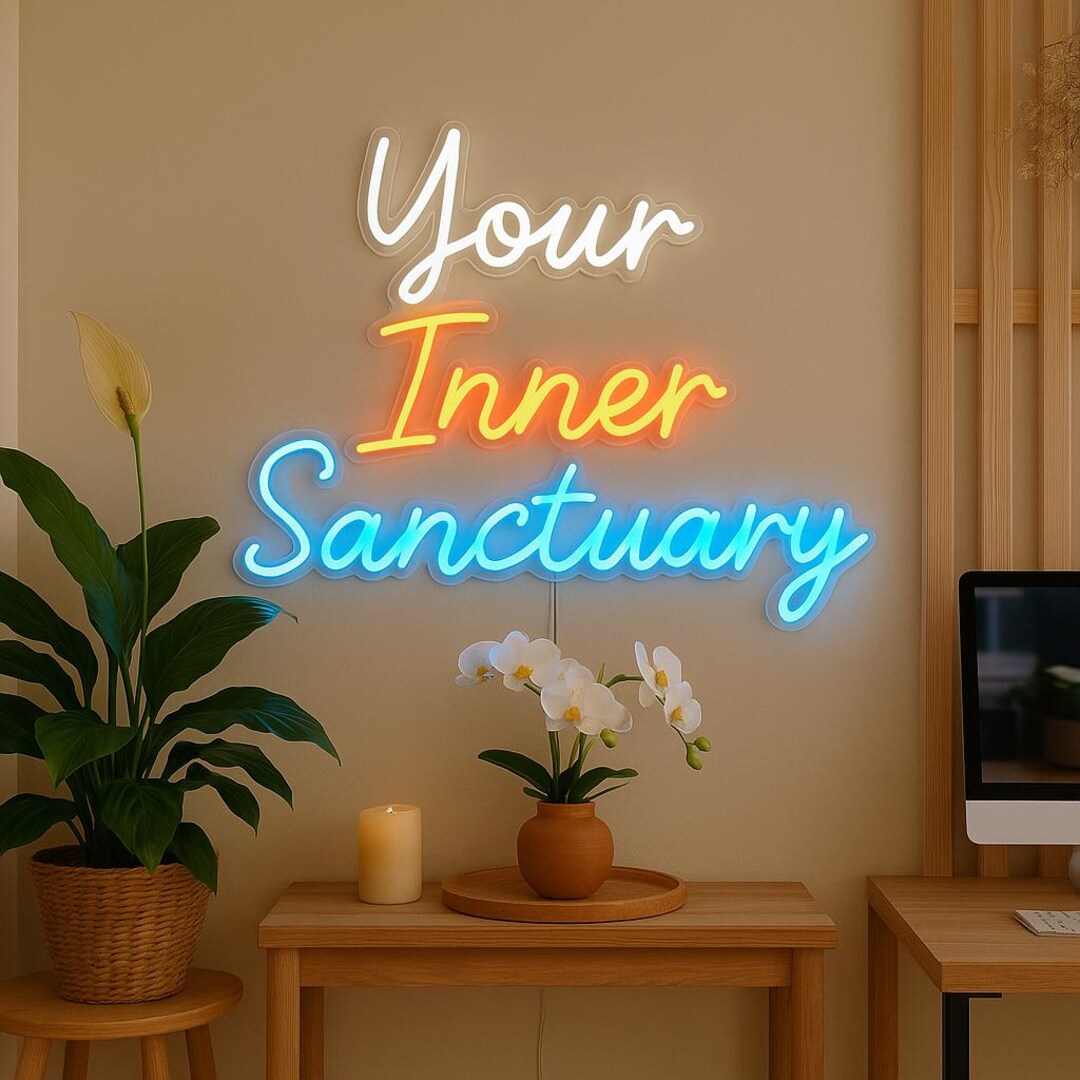 Centers for Spiritual Development Neon Sign. Personal Growth LED Sign ...