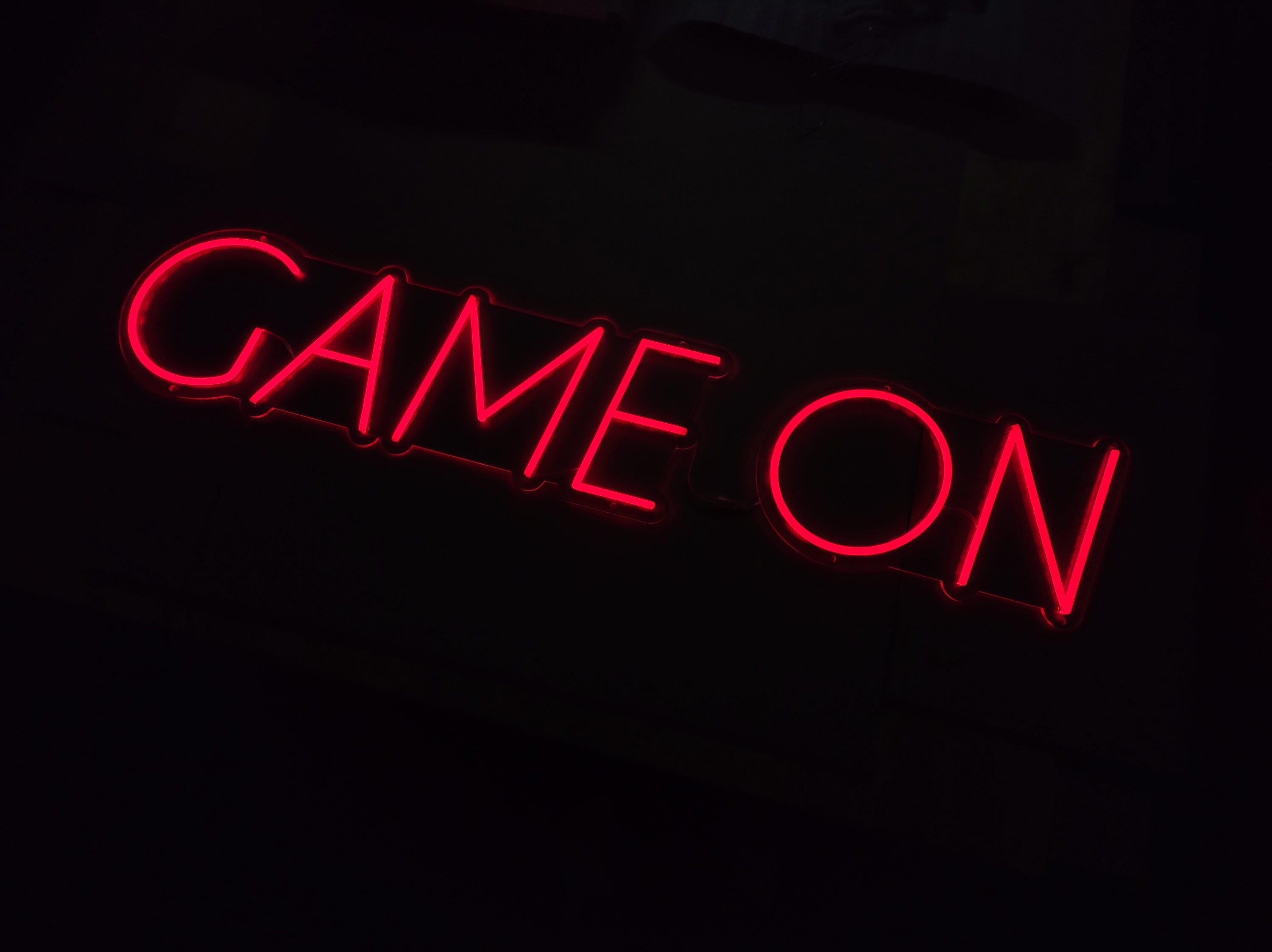 Game on Neon Sign Game Led Light Sign Custom Sign for Gamer - Etsy