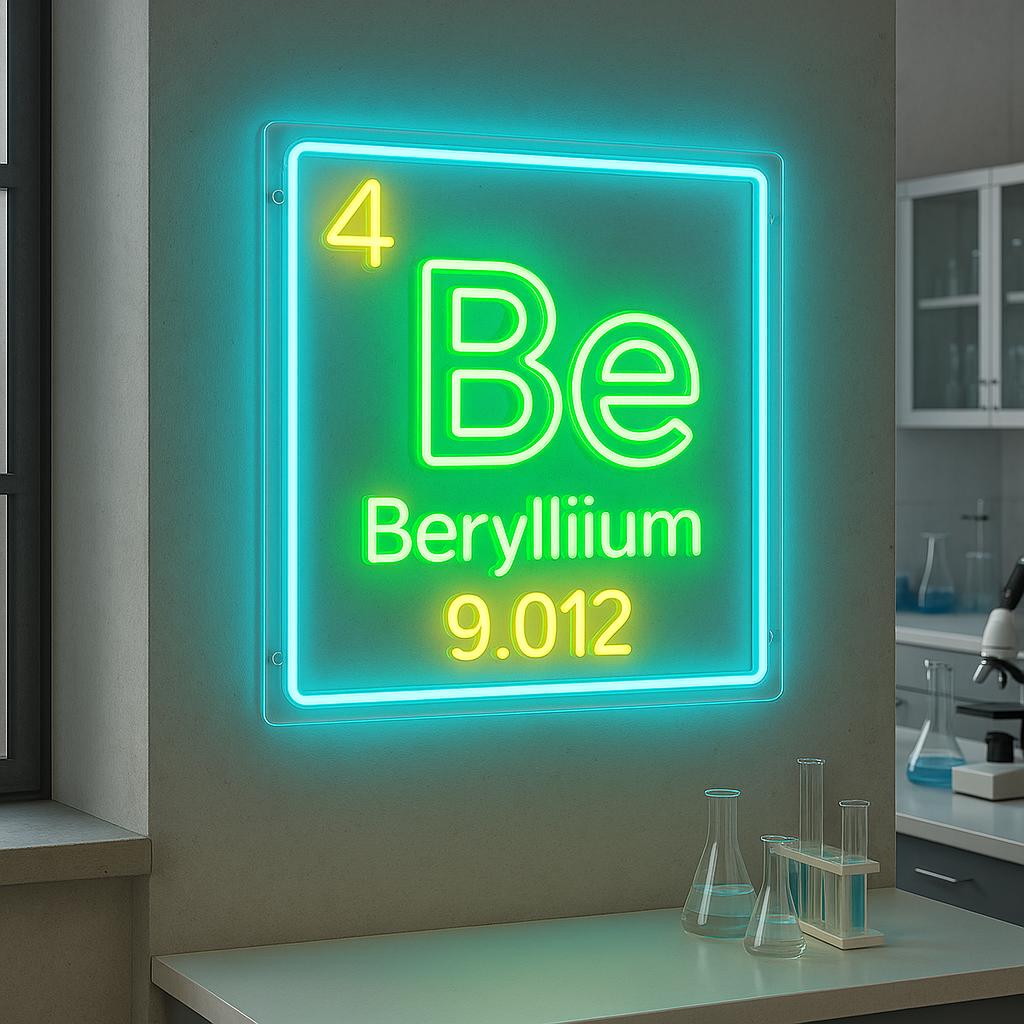Periodic Table of Elements Neon Sign. Chemistry Led Sign. Gift Idea for ...