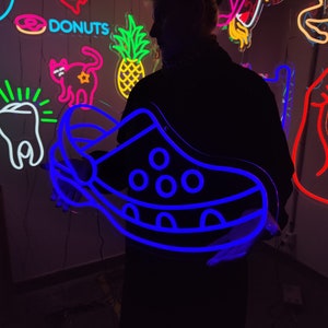 Shoe Neon Sign, Footwear Led Sign, Summer Shoe Led Light, Footwear Neon ...