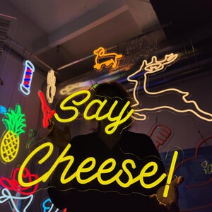 Say Cheese Neon Sign, Medicine Led Light, Dentist Neon Light Wall Decor ...