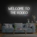 Welcome to the Rodeo Neon Sign Rodeo Led Sign Western Decor - Etsy