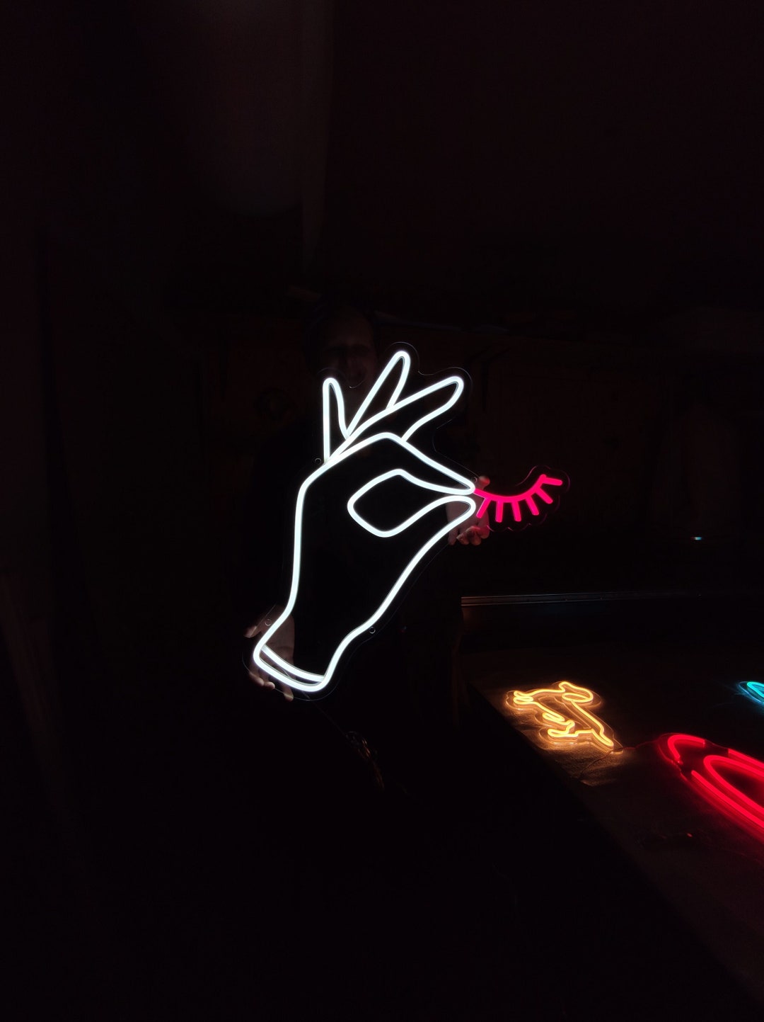 Lashes Neon Sign, Eyelash Led Light, Eyelash Extension Neon Sign, Led ...