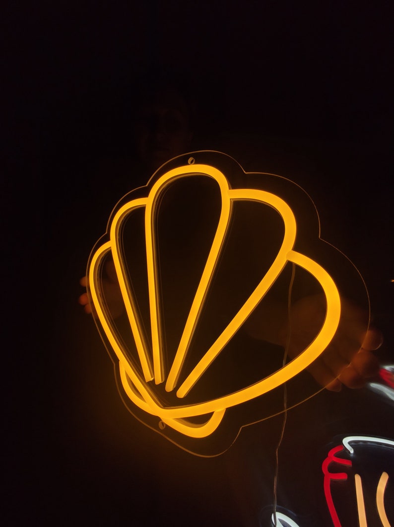 Sea Shell Neon Sign Mollusk Shell Led Light for Your Home - Etsy