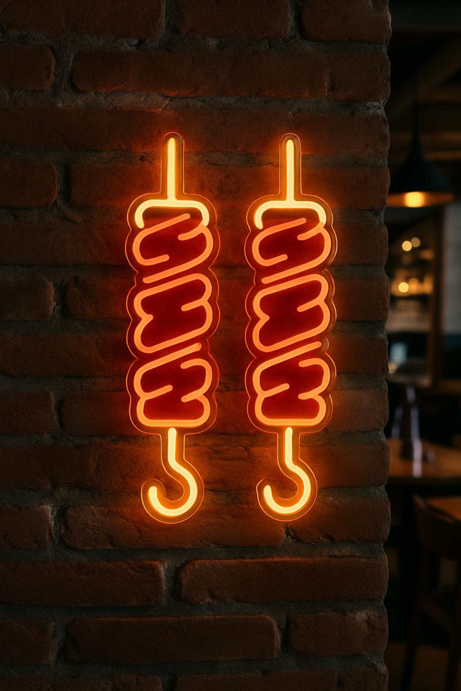 Kebab Neon Sign. Meat Neon Light. Shawarma Led Light. Doner Kebab Led ...