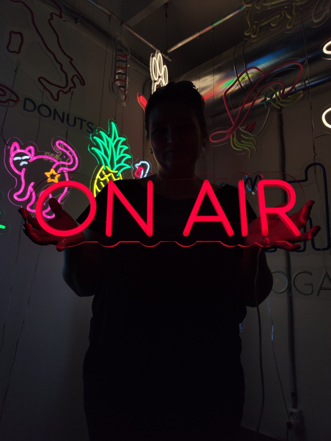 On Air Neon Sign, Custom Led Sign for Gamers and Streamers, Radio Decor ...