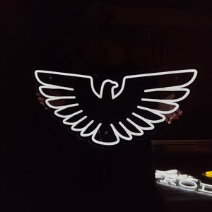 Eagle Neon Sign, Bird Neon Light, Eagle Led Light, Custom Flying Bird ...