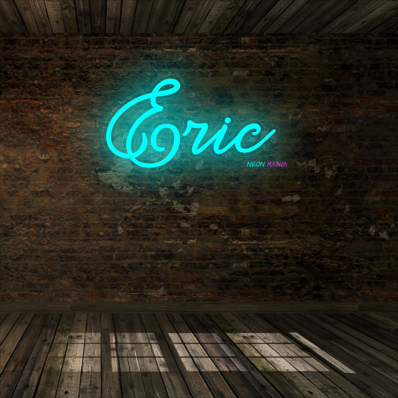 Eric Name Neon Sign Eric Led Neon Sign Custom Name Neon | Etsy