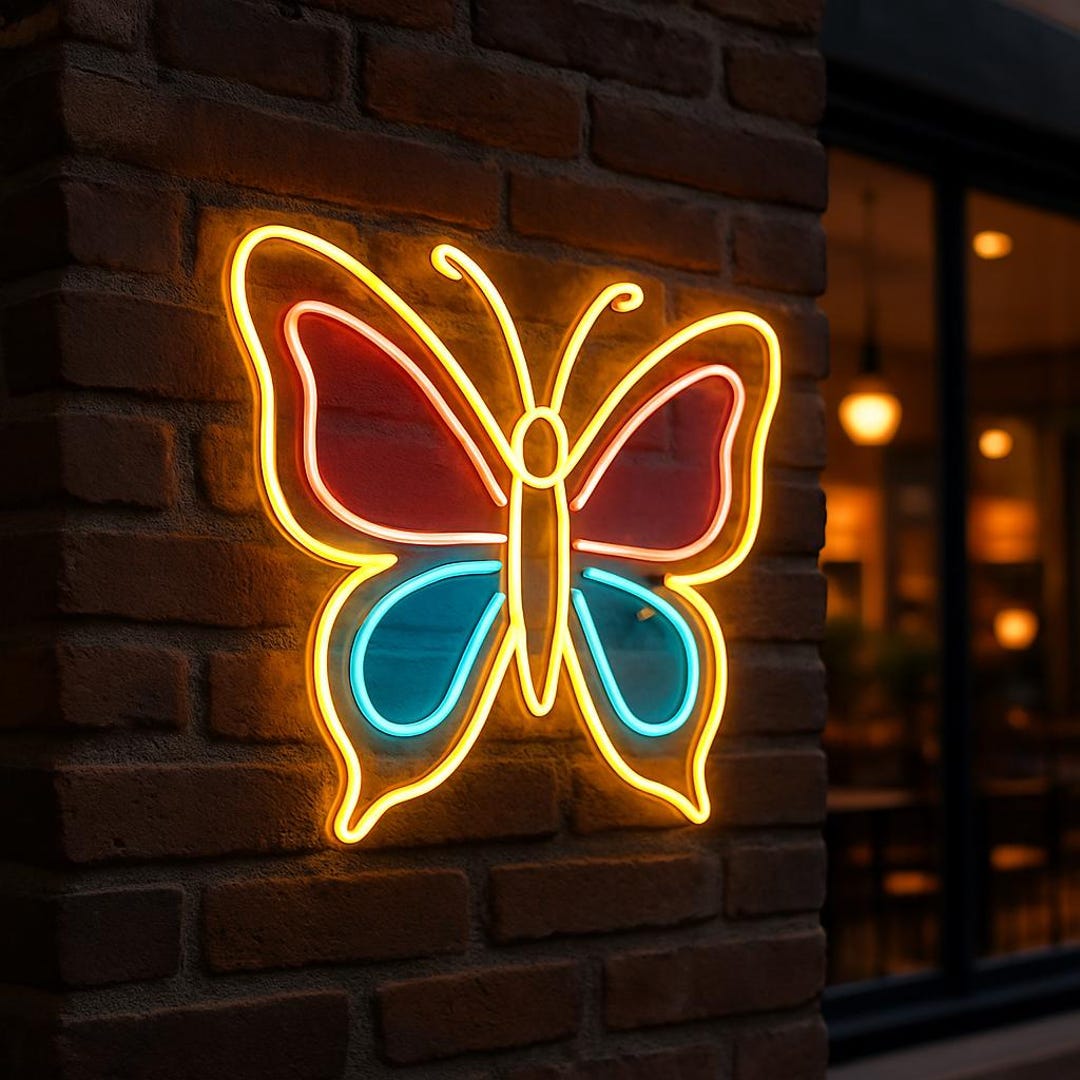 Custom Insects Neon Sign. Butterfly, Ladybug, Bee, Dragonfly, Ant ...