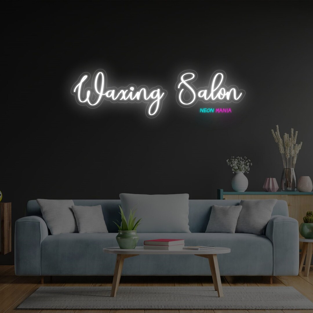 Waxing Salon Neon Sign: Light up Your Beauty Salon - Etsy