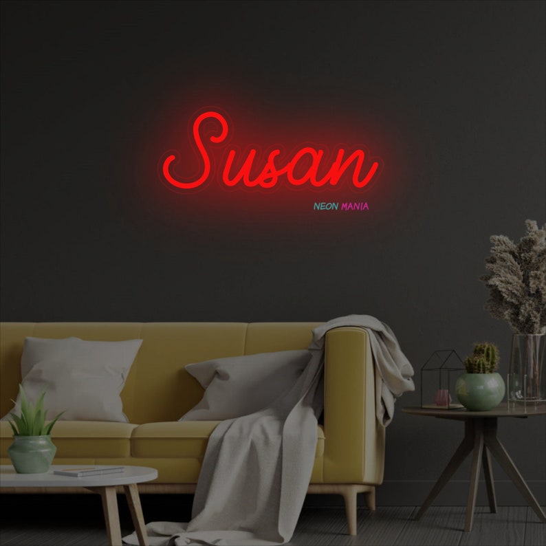 Susan Name Neon Sign Susan Led Neon Sign Custom Name Neon - Etsy Hong Kong