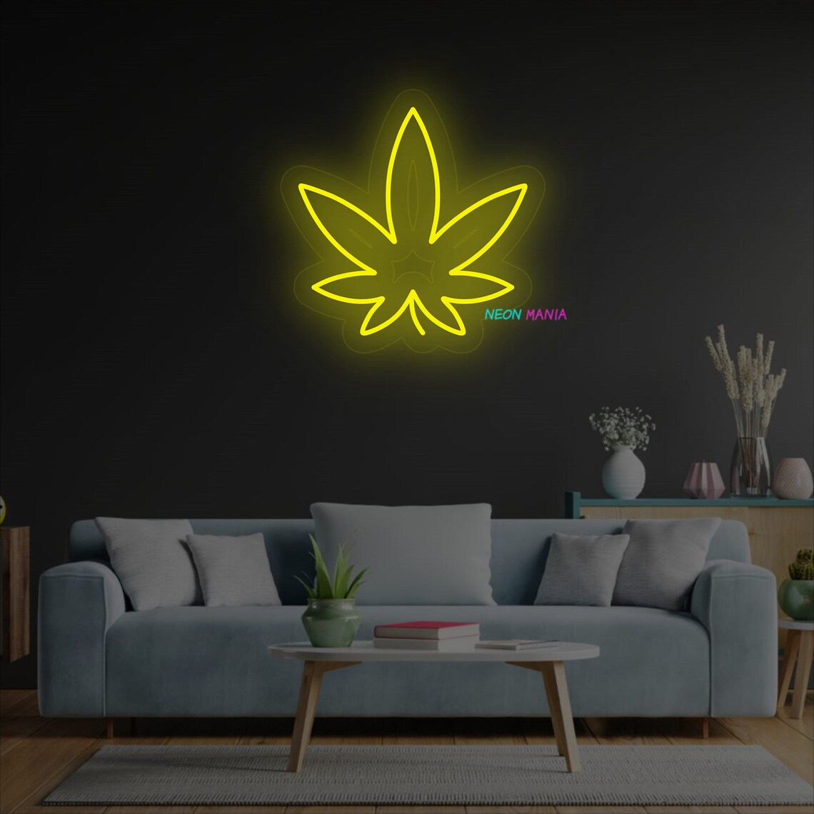 Hemp Led Neon Sign Marijuana Neon Sign Cannabis Led Neon - Etsy UK