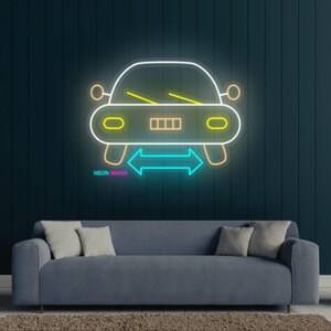 Wheel Alignment Sign, Custom Car Led Light up for Garage, Car Service ...