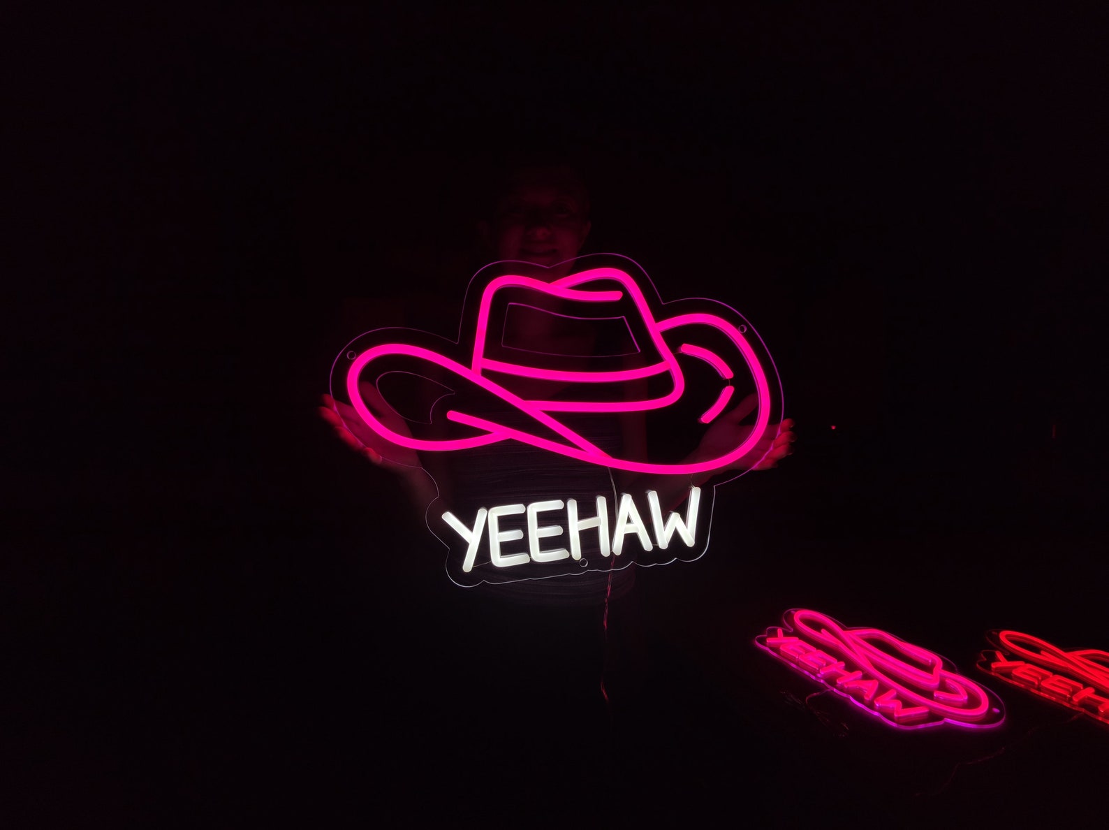 Cowboy Hat Neon Sign Cowboy Led Neon Sign Western Neon - Etsy