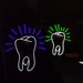 Tooth Neon Sign, Shining Tooth Led Neon, Medicine Led Light, Dentist ...