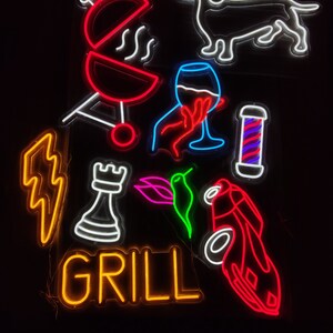 Chess Rook Neon Sign, Chess Club Led Light Sign, Custom Chess Pieces ...