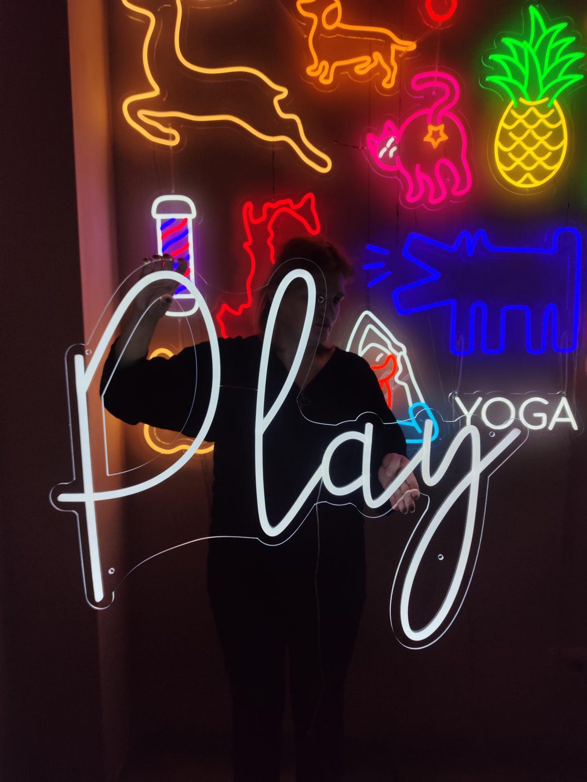 Play Neon Sign, Play Led Light, Custom Kids Room Decor Light, Man Cave ...