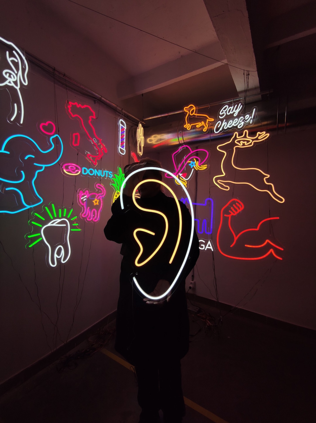 Ear Neon Sign, Human Ear Led Light, Ear Led Neon Sign, Custom Human ...