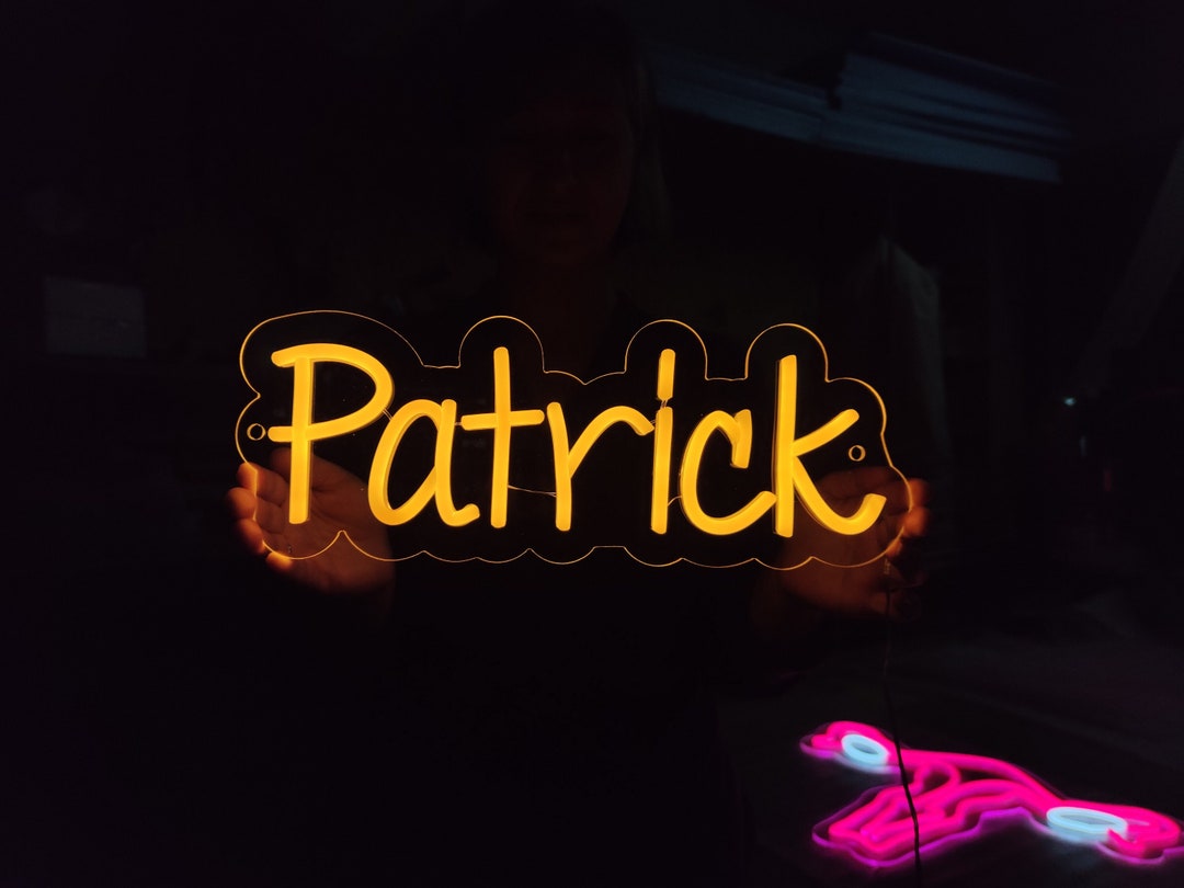 Patrick Name Neon Sign, Patrick Led Neon Sign, Custom Name Neon Sign ...