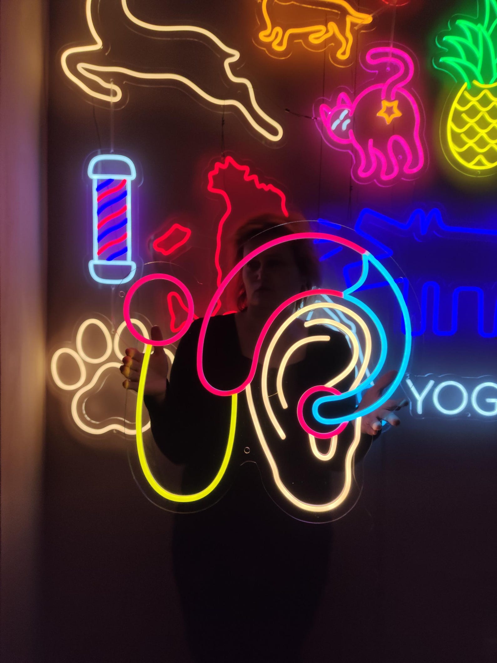 Cochlear Implant Neon Sign. Ear Led Neon Sign. Hearing Clinic Decor ...