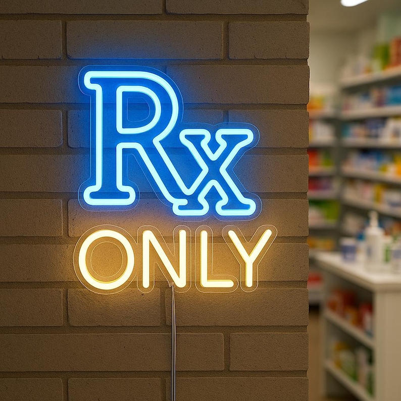 Neon Pharmacy Sign. Pharmaceutical LED Decor. Medical Neon Decor. - Etsy