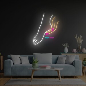 Pedicure Neon Sign, Spa Pedicure Led Neon, Beauty Salon Led Lights ...