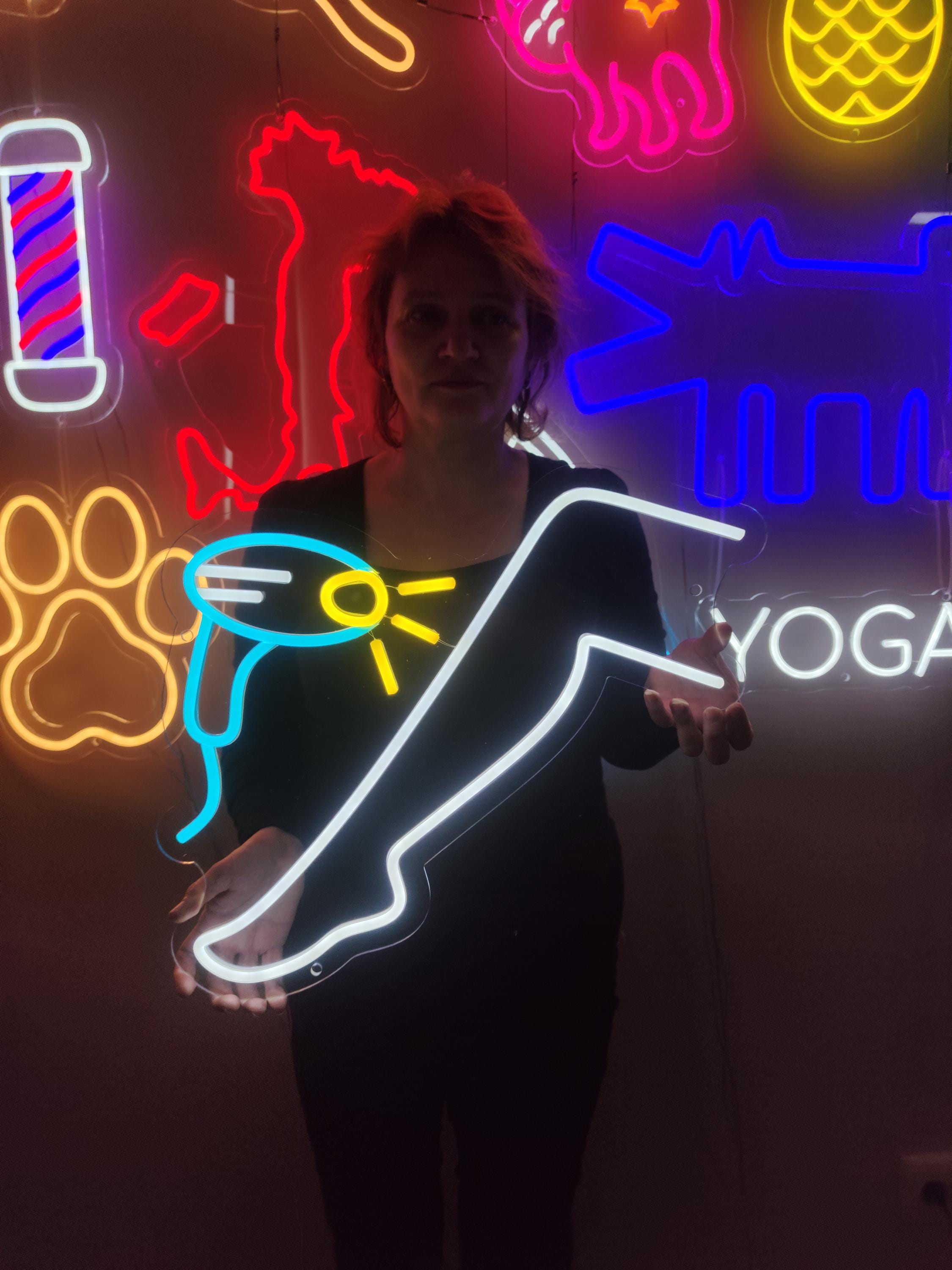 Lazer Hair Removal Neon Sign, Beauty Salon Decor Led Neon, Body Laser ...