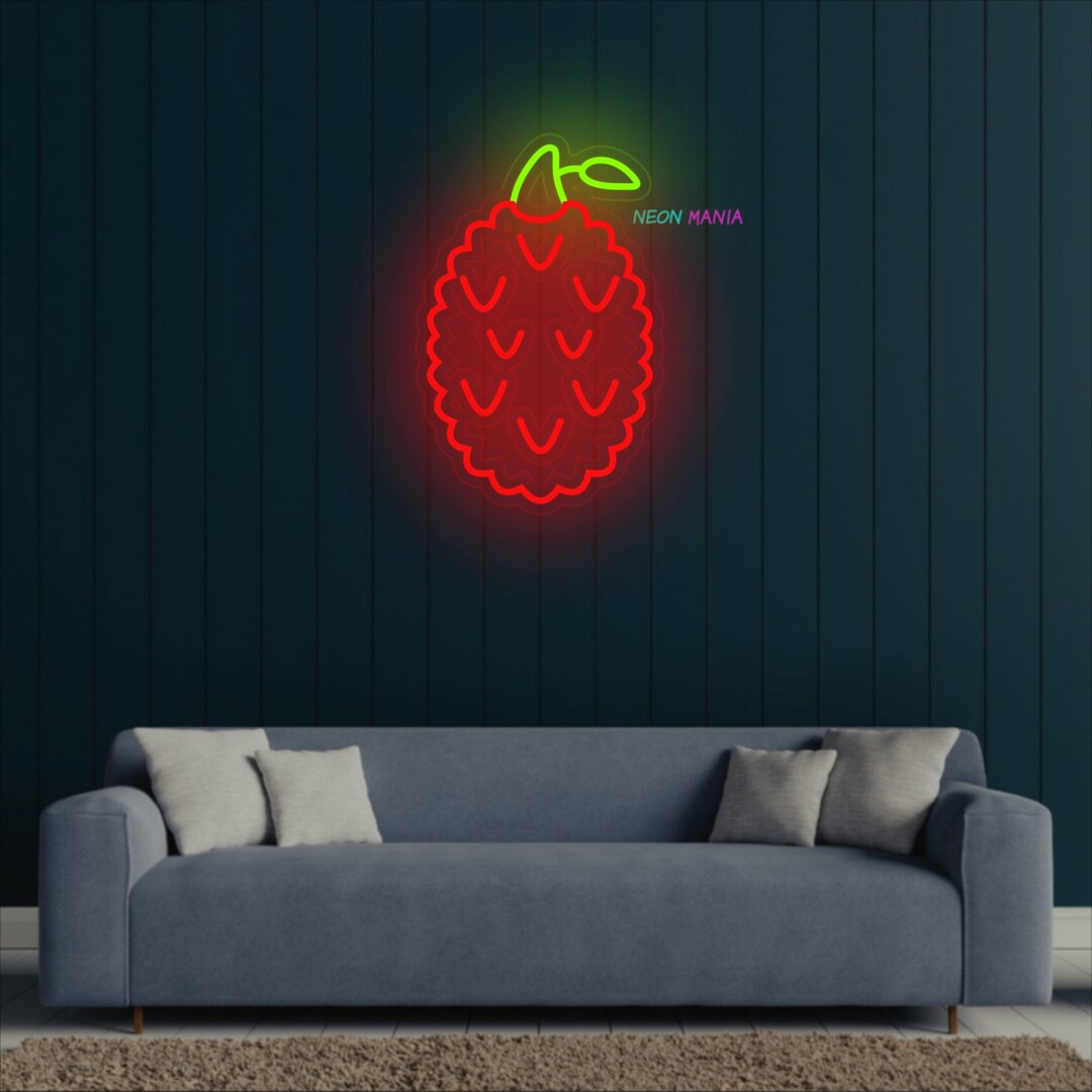 Lychee Neon Sign, Litchi Led Light for Your Decor, Custom Fruit Neon ...
