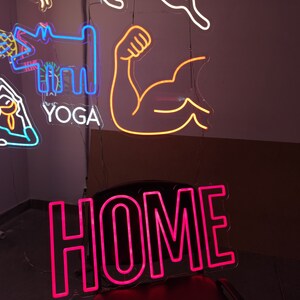 Home Neon Sign: Light up Your Home. Custom Wall Decor - Etsy
