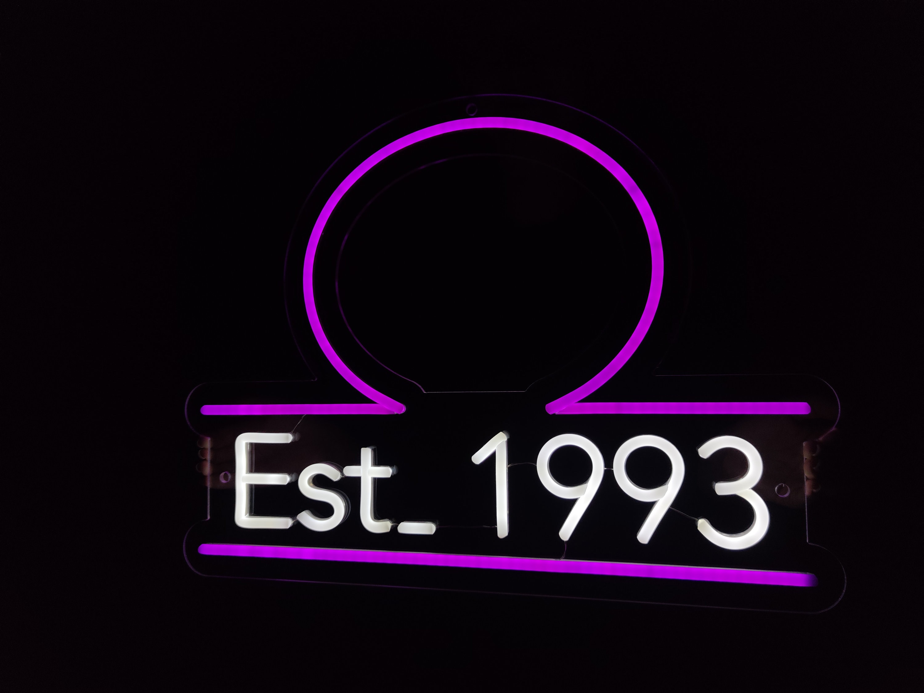 Libra Zodiac Symbol Neon Sign, Zodiac Sign Led Light, the Balance Neon ...