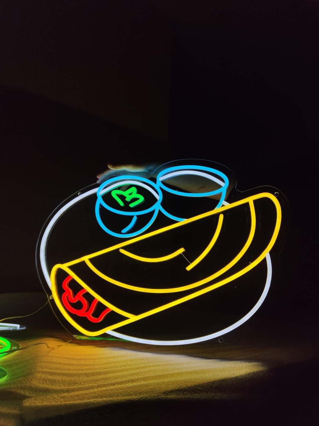 Masala Dosa Neon Sign, Masale Dosey Led Sign, South Indian Dish Led ...