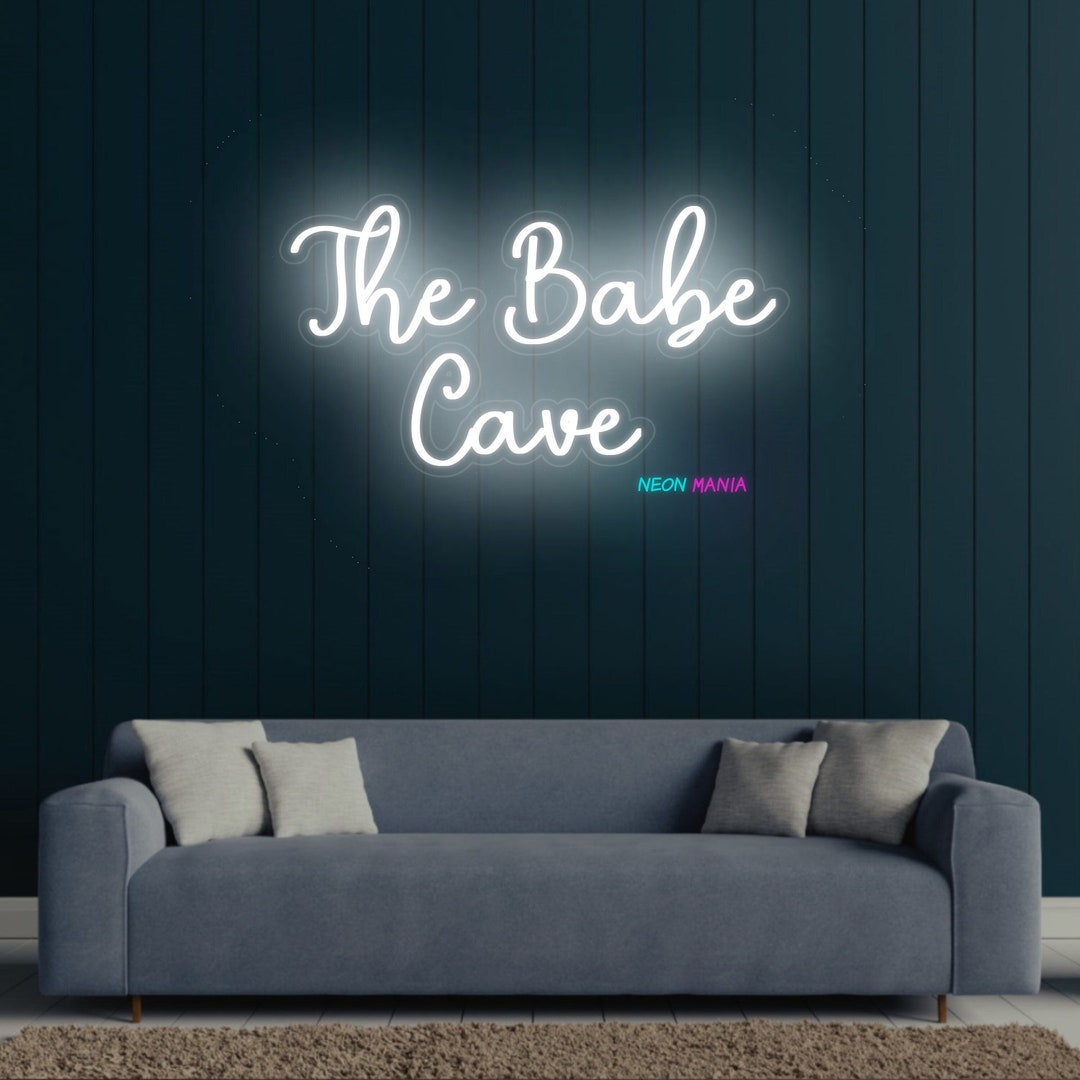 The Babe Cave Neon Sign, Babe Cave Led Neon, Babe Cave Decor, Beauty Salon Decor, Girl Room ...