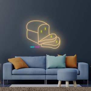 Bread Neon Sign, Fresh Bakery Led Light, Bakery Products Led Sign, Hot ...