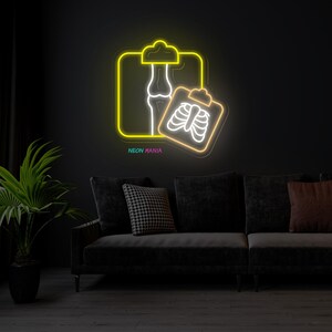 X-ray Neon Light - Medical Office Sign. Custom Radiology Sign. X-ray ...