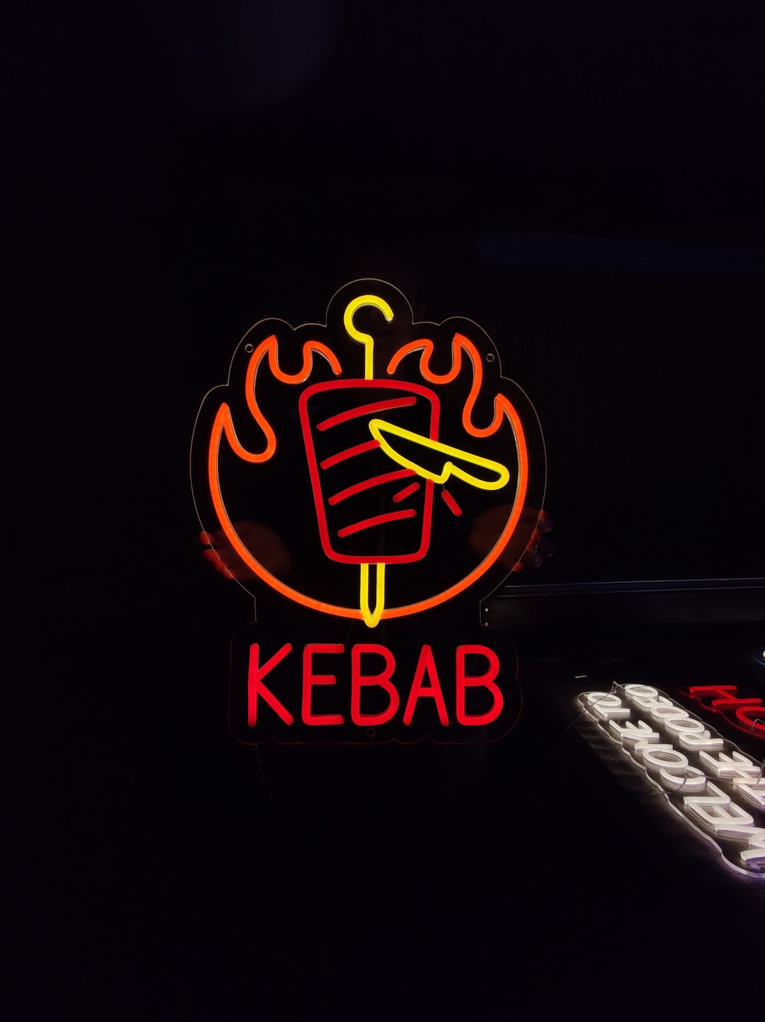 Kebab Neon Sign, Meat Neon Light, Shawarma Led Light, Doner Kebab Led ...