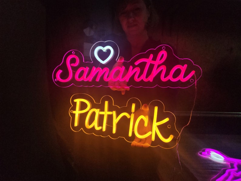 Custom Name Neon Sign, Your Name Led Light, Custom Gift for Kids Light ...