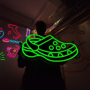Shoe Neon Sign, Footwear Led Sign, Summer Shoe Led Light, Footwear Neon ...