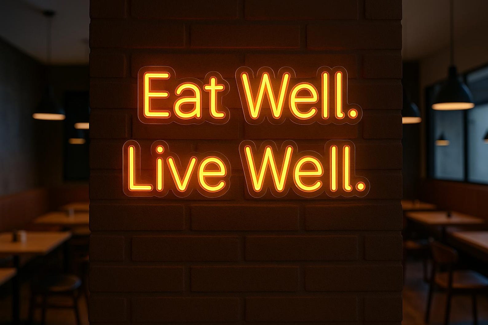 Philosophy Neon Sign. Quotes About Food Led Sign. Gift Idea for Chef ...