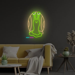 Cute Snail Neon Sign: Light up Your Child's Room - Etsy