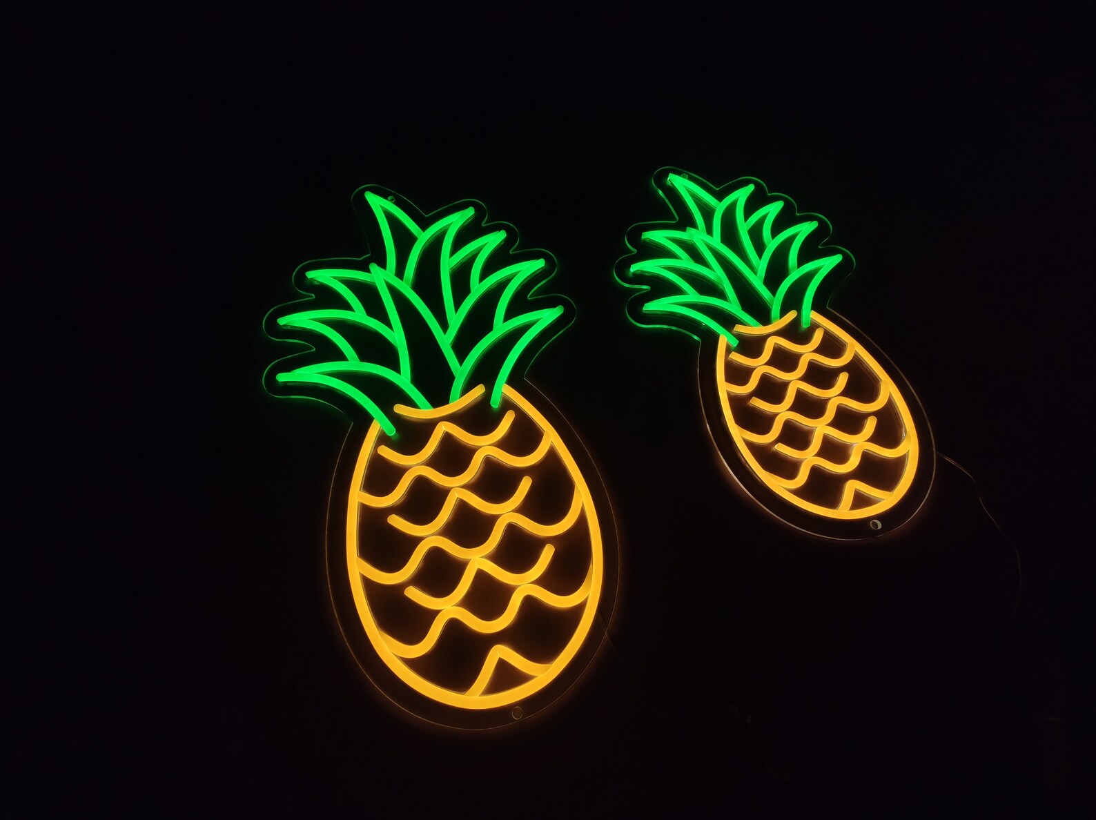 Fruit Neon Sign Pineapple Neon Sign Ananas Light Sign - Etsy