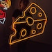 Cheese Neon Sign Piece of Cheese Led Light Food Neon Lights - Etsy