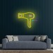Hair Dryer Neon Sign, Hair Salon Led Sign, Hair Salon Decor Led Light ...