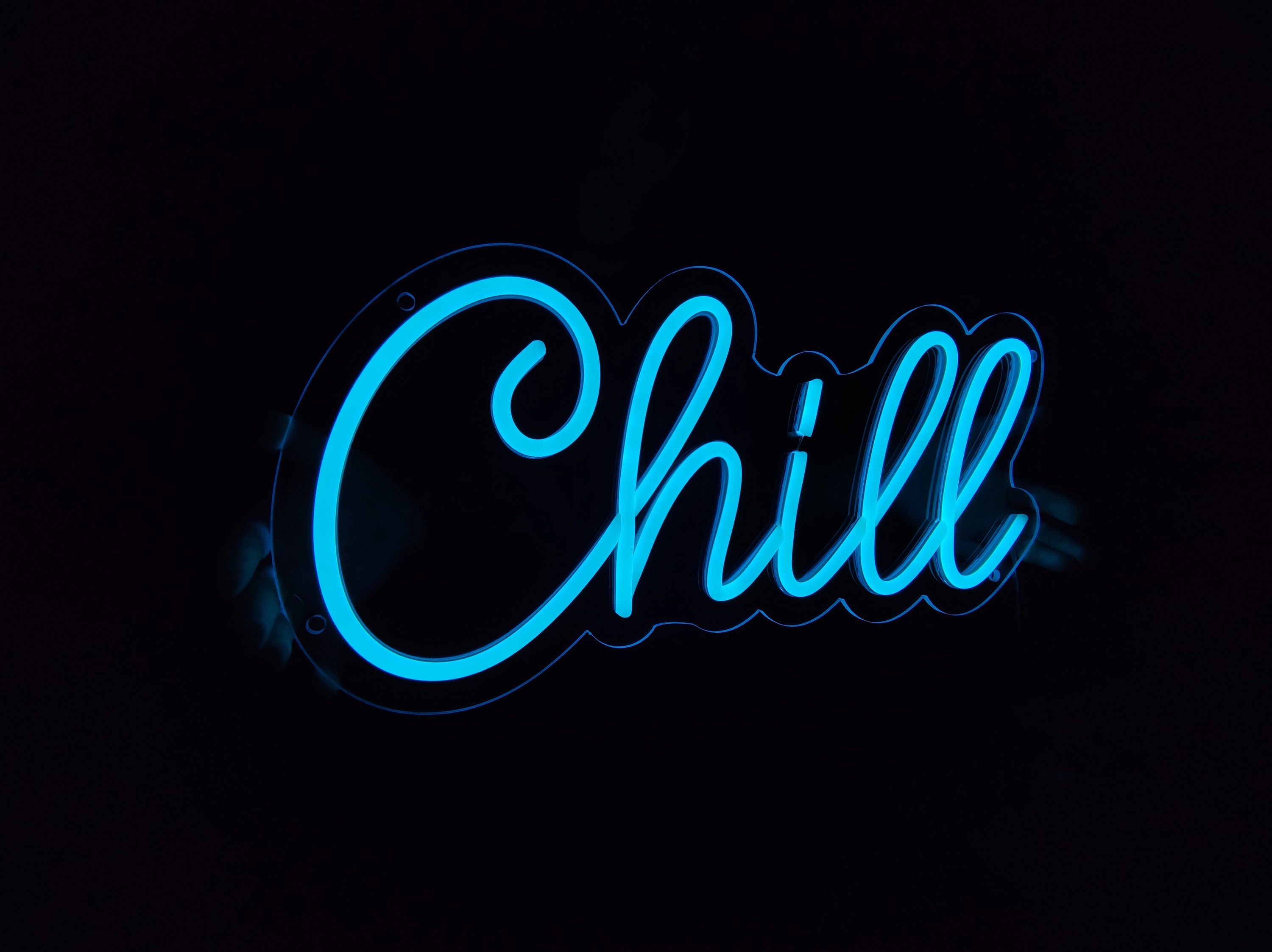 Chill Led Neon Sign, Chill Neon Sign, Chill Wall Decoration, Chill Area ...