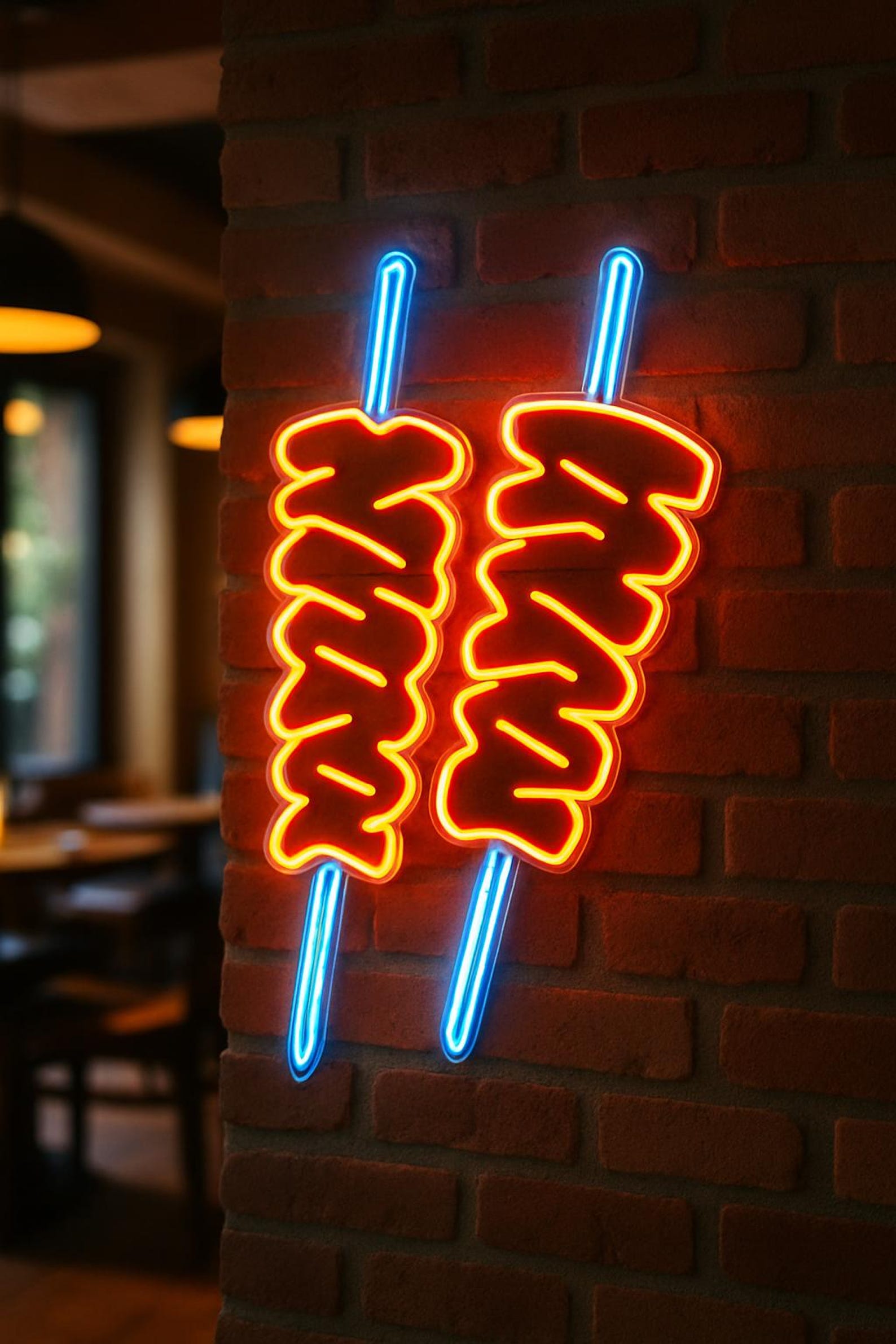 Kebab Neon Sign. Meat Neon Light. Shawarma Led Light. Doner Kebab Led ...