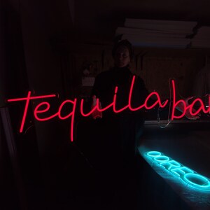 Tequila Bar Neon Sign, Tequila Bar Led Neon Sign, Tequila Bar Bespoke ...