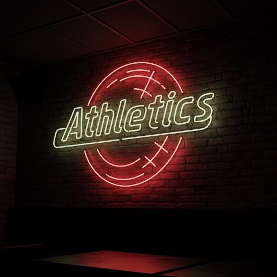 Athletics LED Neon Sign. Sports Wall Decor. the Gift for an Athlete ...