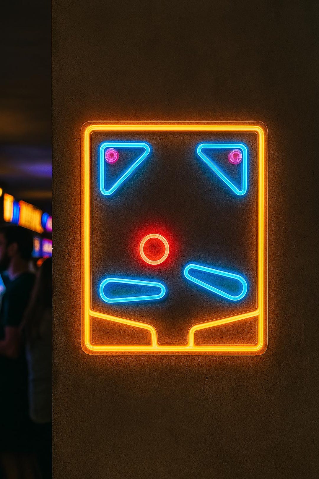 Pinball Machine Neon Sign. Game Room Led Sign. Arcade LED Sign. Gamer ...